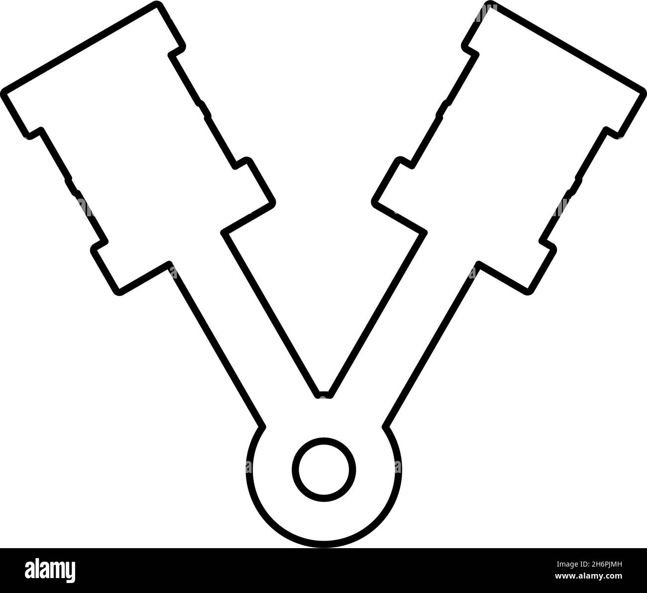 Pistons rods Stock Vector Images - Alamy