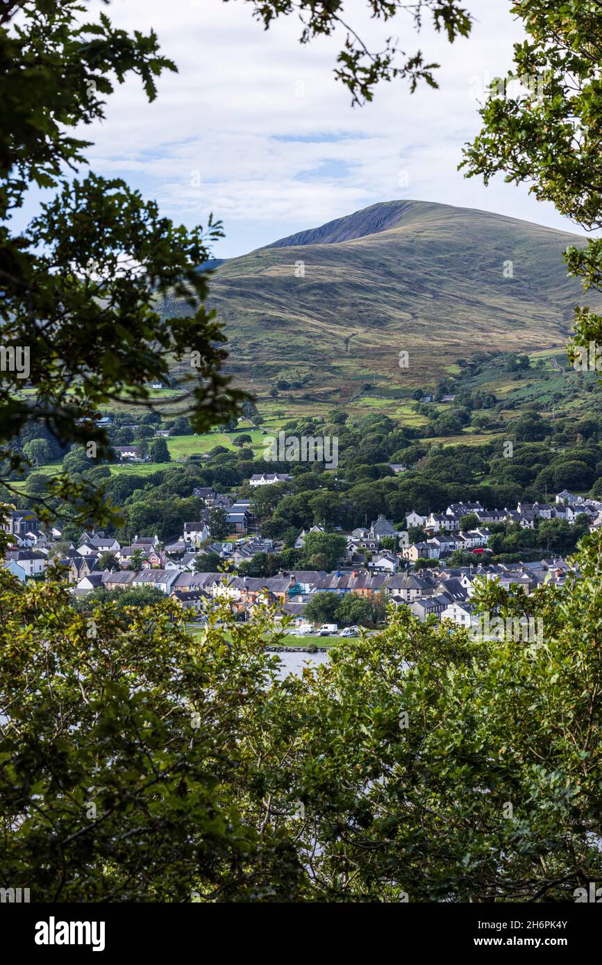 Aerial view village wales hi-res stock photography and images - Alamy