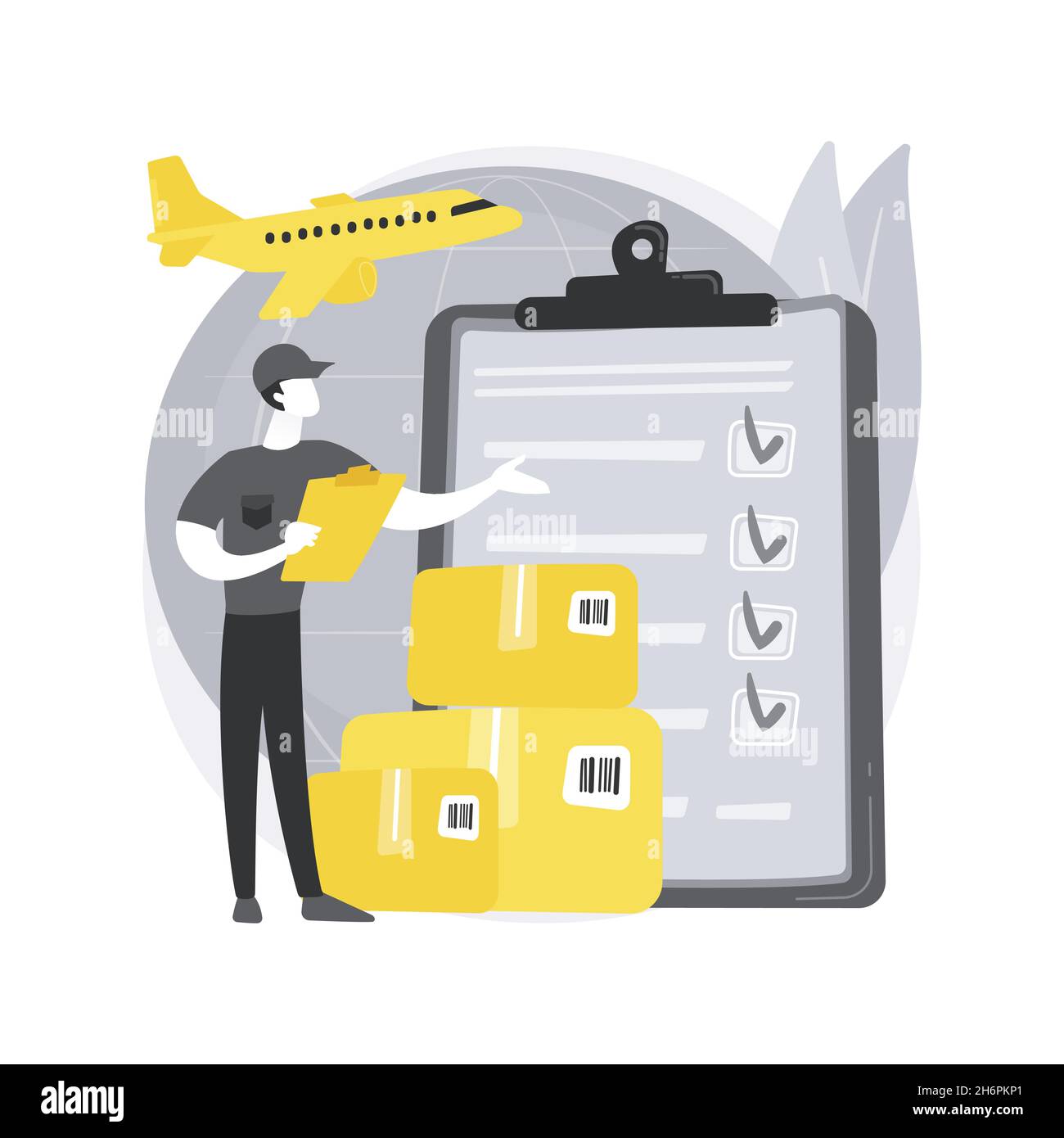 Customs clearance abstract concept vector illustration Stock Vector ...