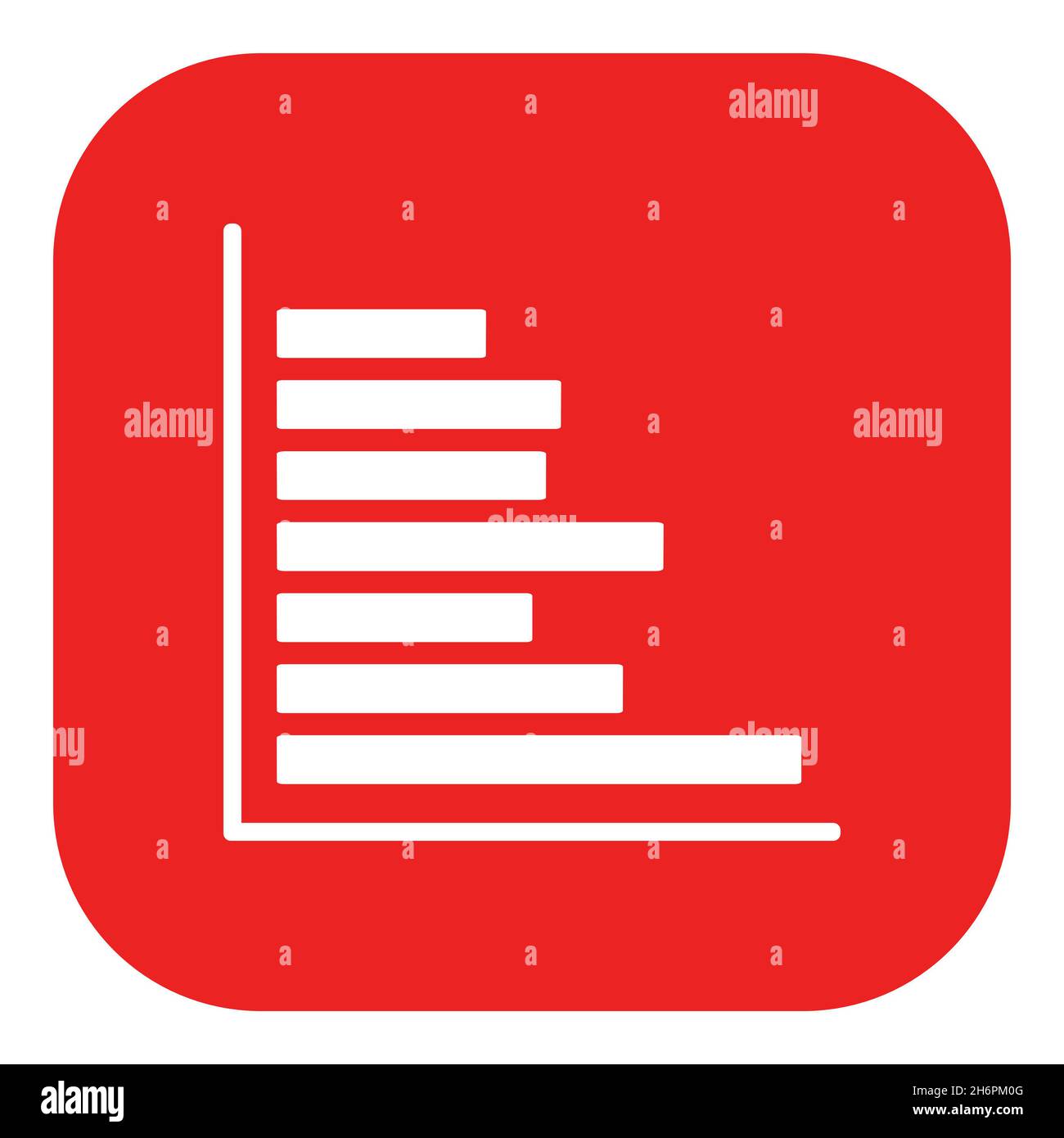 Chart and app icon Stock Photo - Alamy