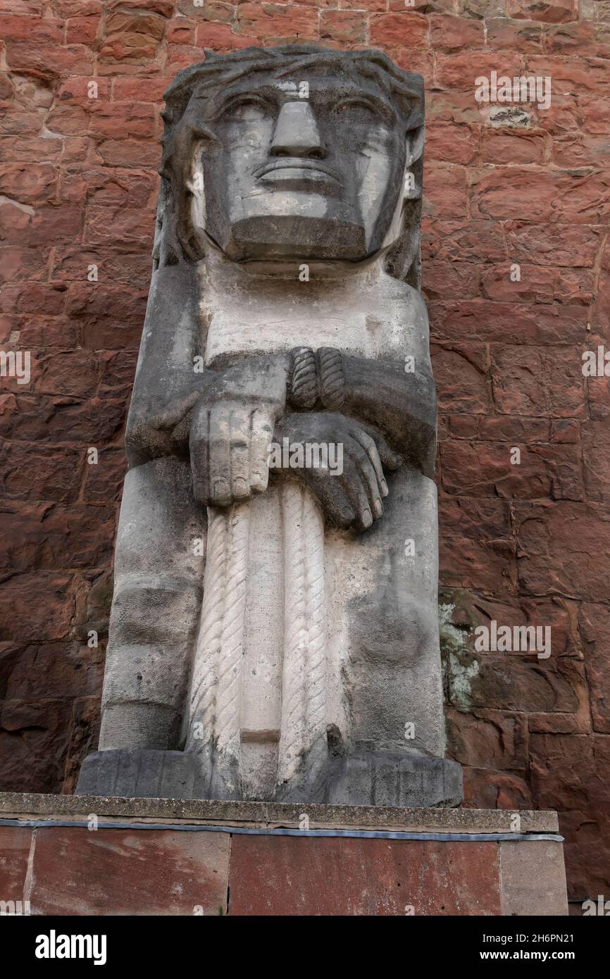 Ecce Homo sculpture by Jacob Epstein, Coventry Cathedral, Cathedral ...