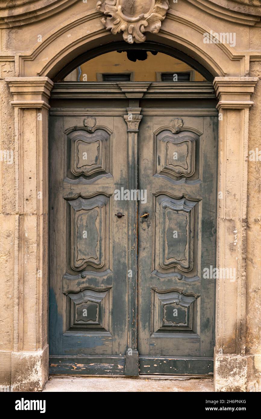 old wooden door vintage look Stock Photo - Alamy