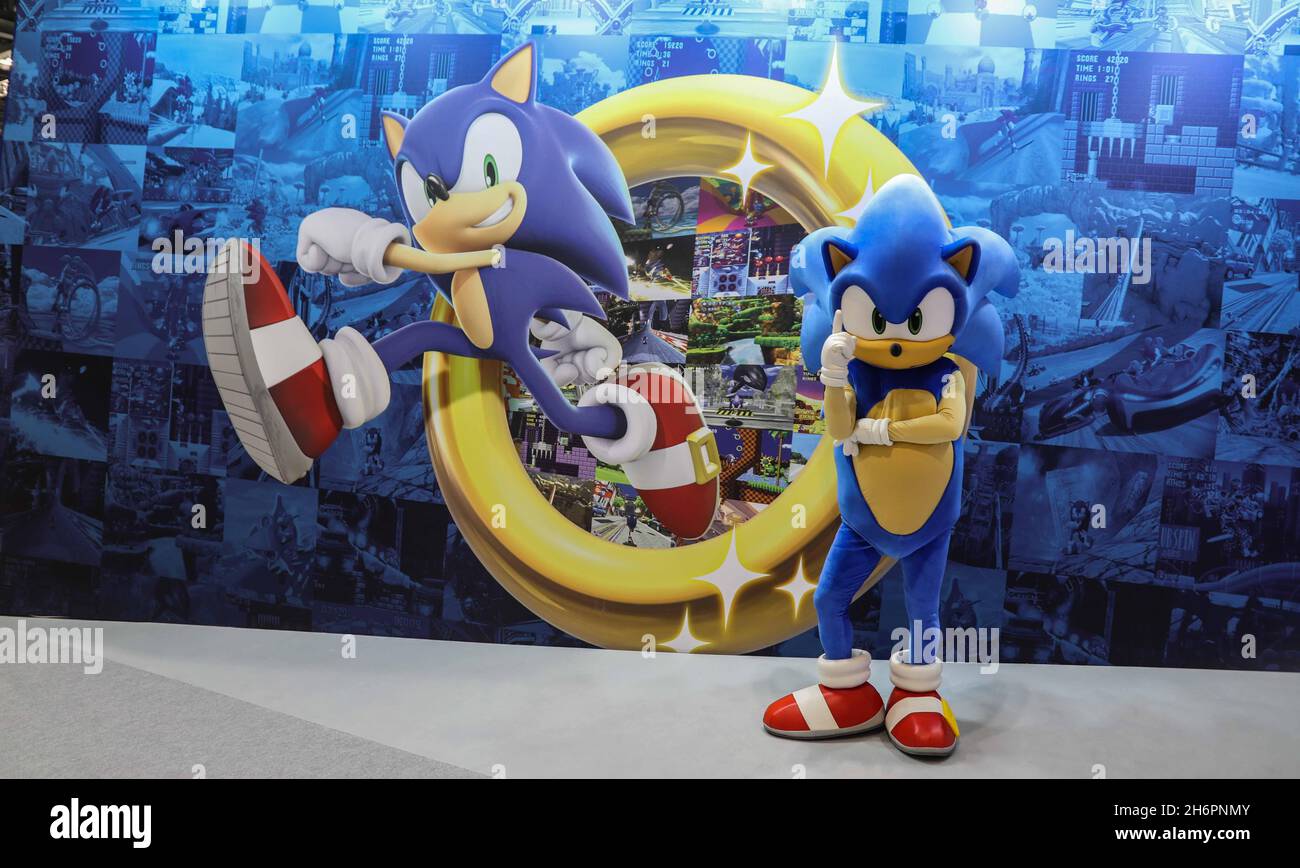London UK 2021. Sonic the Hedgehog The creative and wonderful world of ...