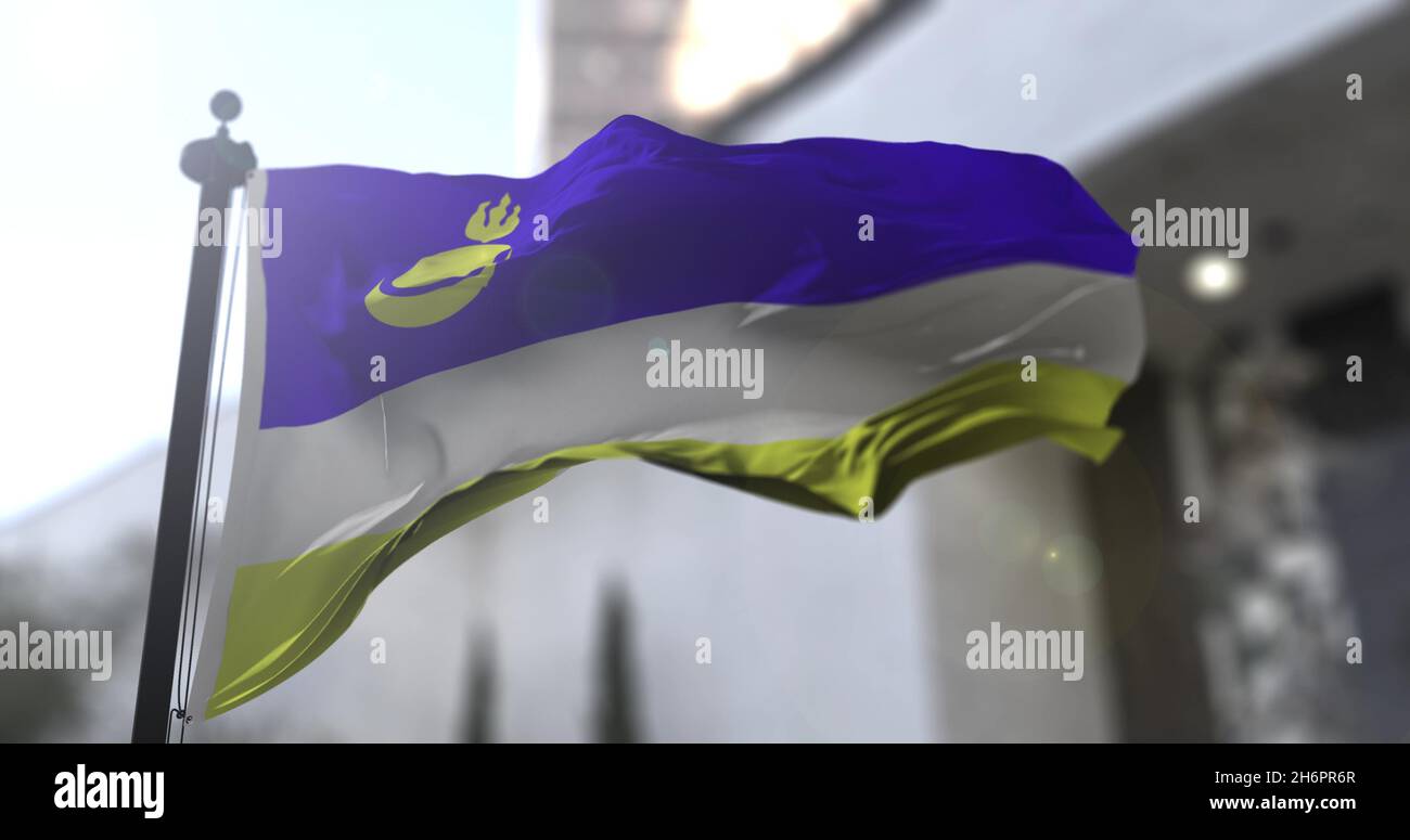 Buryatia 3d flag hi-res stock photography and images - Alamy