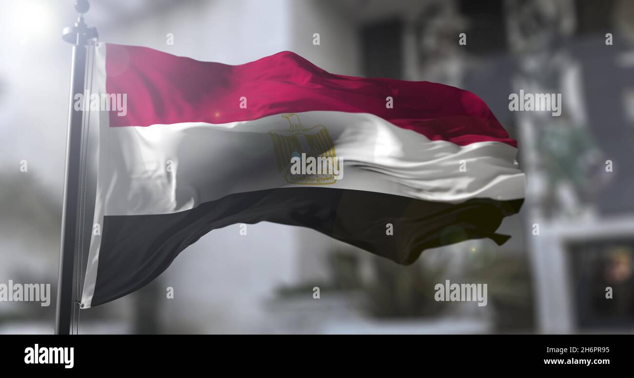 3d rendering egypt flag waving hi-res stock photography and images - Alamy