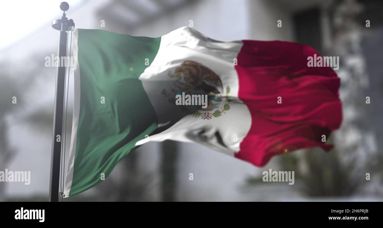 Mexico national flag. Mexican country waving flag. Politics and news ...
