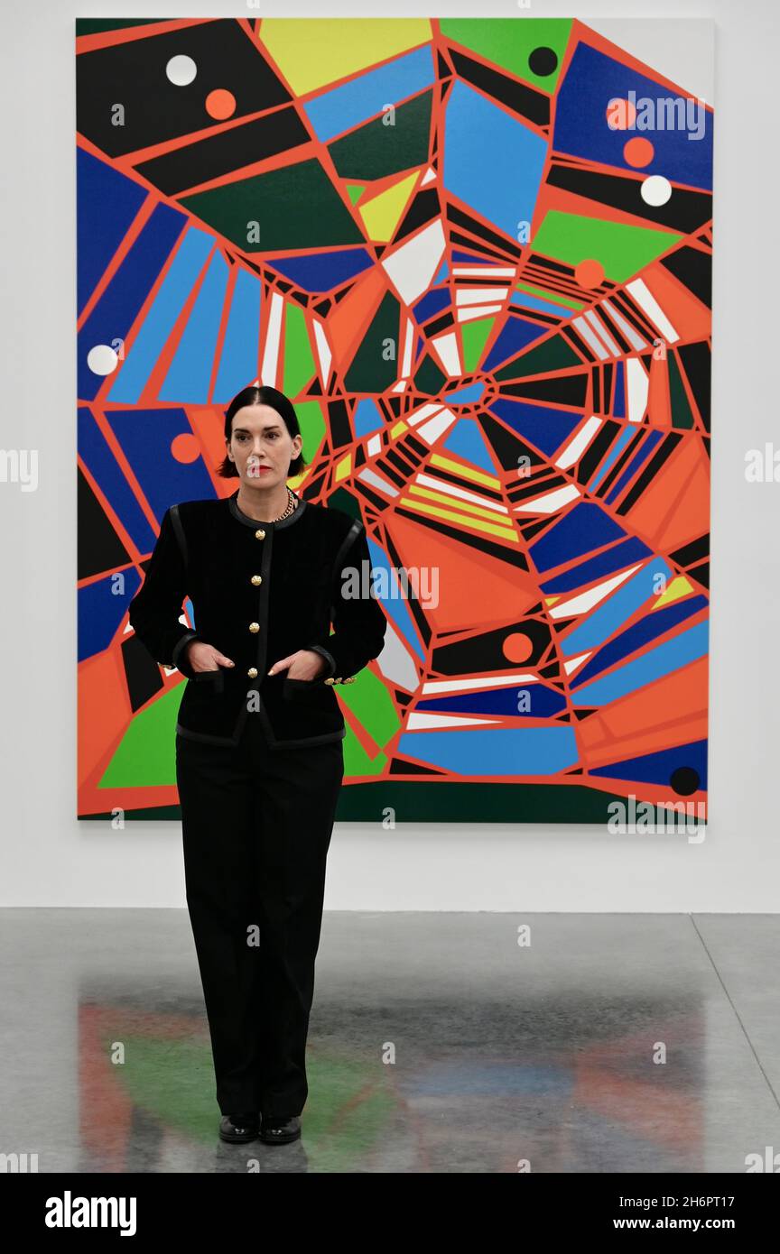 London, UK. Sarah Morris, White Cube Bermondsey. " Means of Escape ...