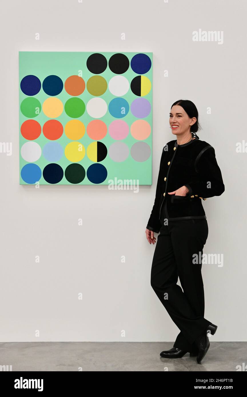 London, UK. Sarah Morris, White Cube Bermondsey. " Means of Escape ...