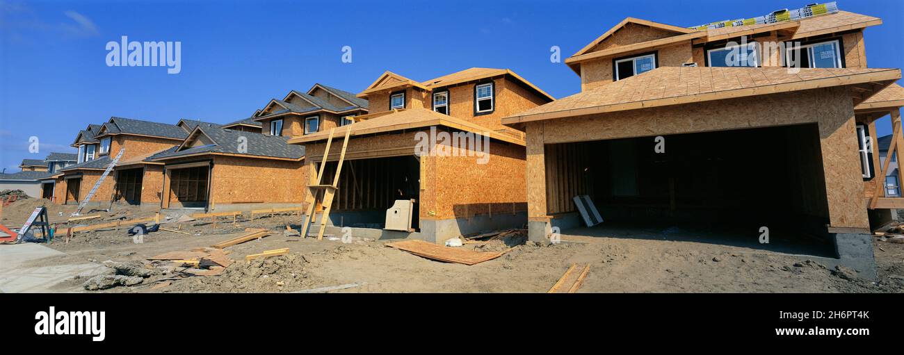 Houses under Construction Stock Photo - Alamy