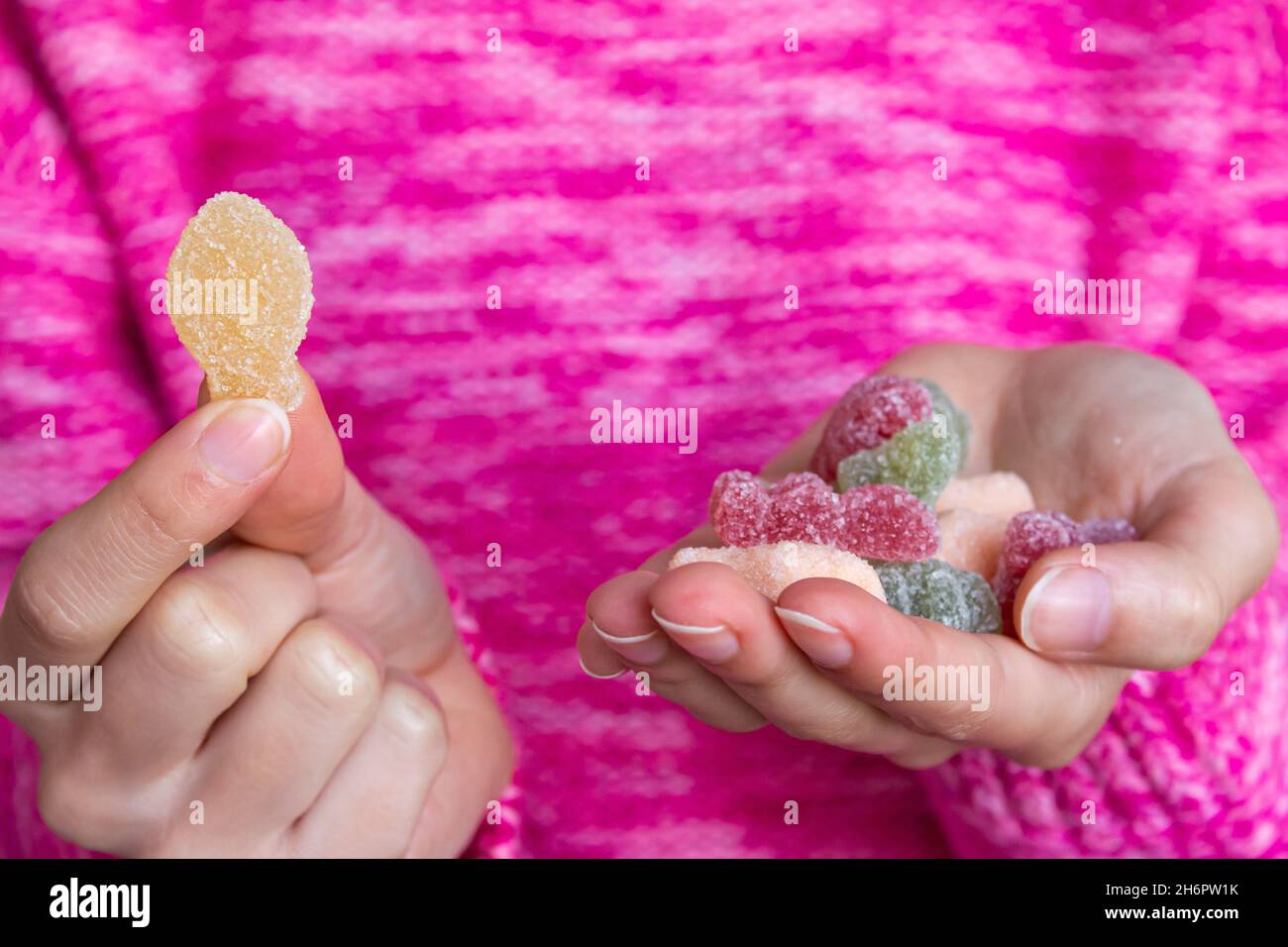Gummy candy girl hi-res stock photography and images - Alamy
