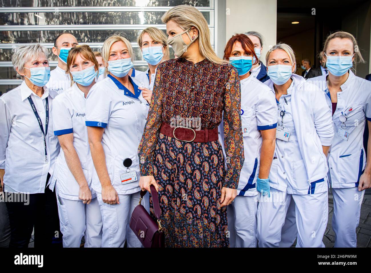 Breda, the Netherlands - 17 Nov 2021. Queen Maxima at the opening of ...