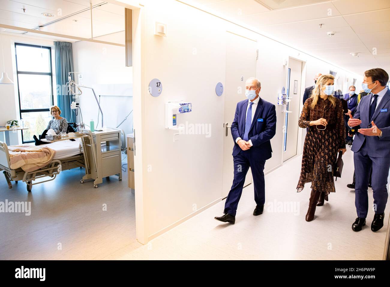 Breda, the Netherlands - 17 Nov 2021. Queen Maxima at the opening of ...