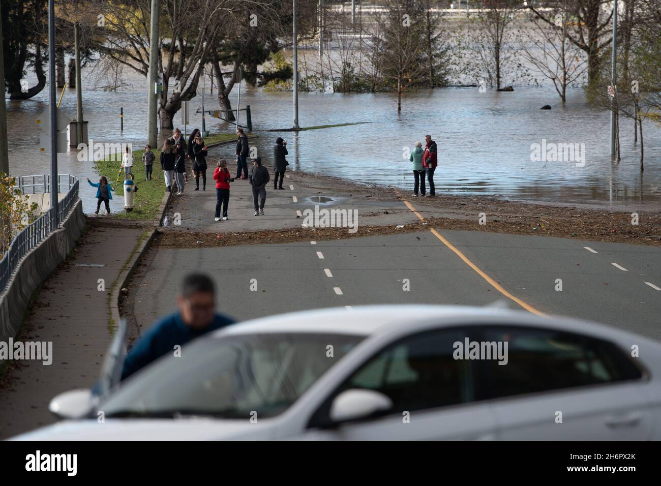 Vancouver, British Columbia, Canada. 16th Nov, 2021. Flooding in ...