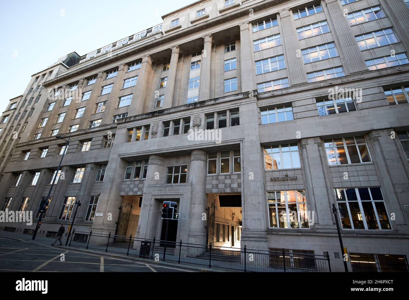 Exchange buildings Liverpool merseyside uk Stock Photo - Alamy
