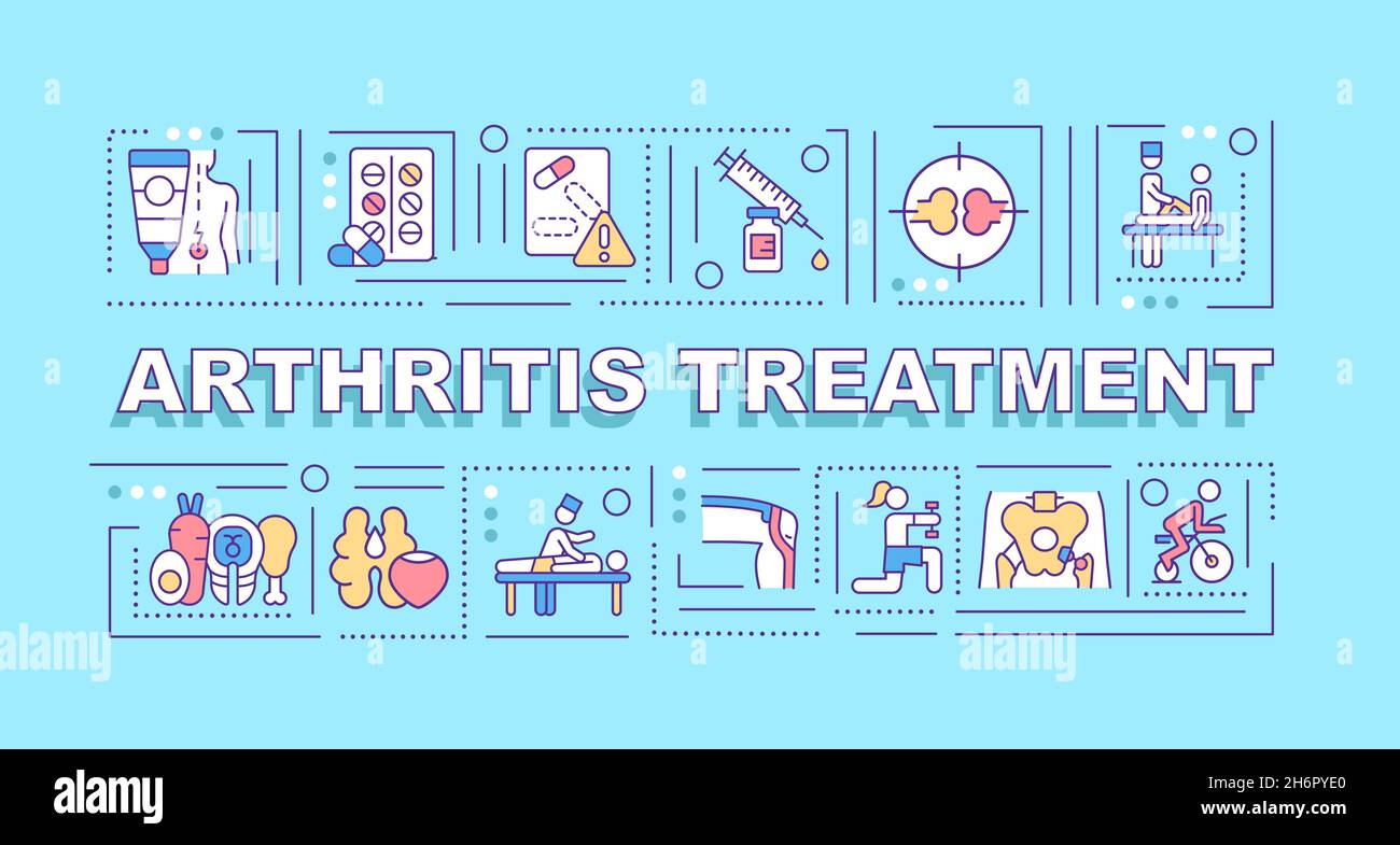 Arthritis treatment outline concept Stock Vector Images - Alamy