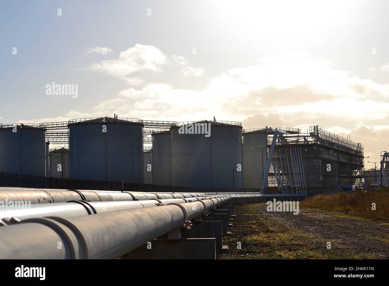 Teesside gas processing plant hi-res stock photography and images - Alamy