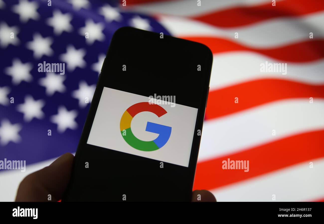 Google logo flag hi-res stock photography and images - Alamy