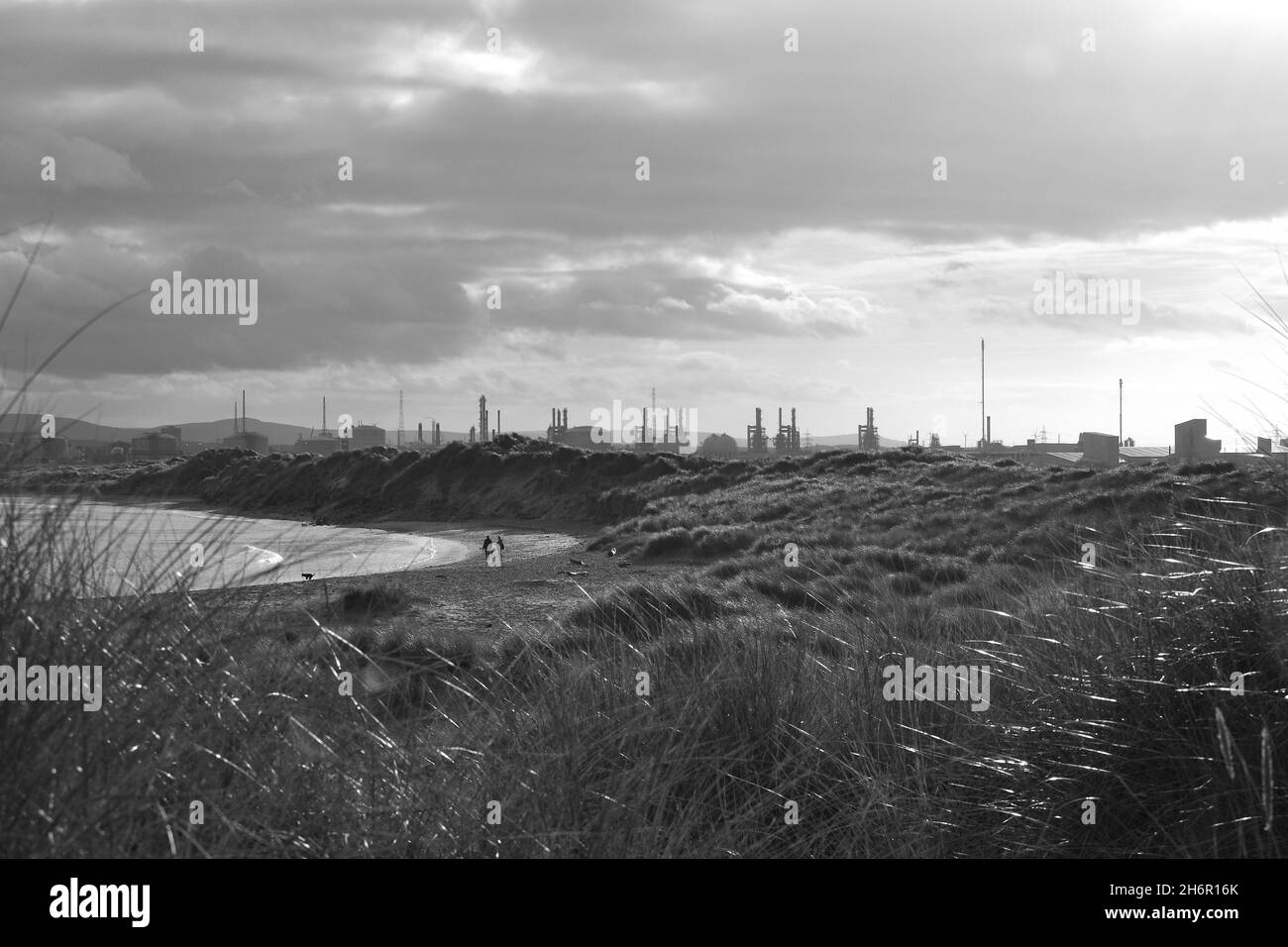 Naturally lit image of the Tees Bay and Seal Sands industrial complex ...