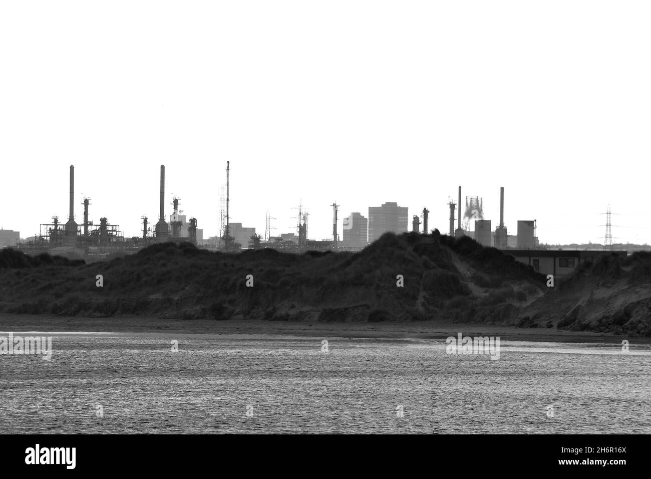 Stunning image showing the industrial skyline of Seal Sands industrial ...