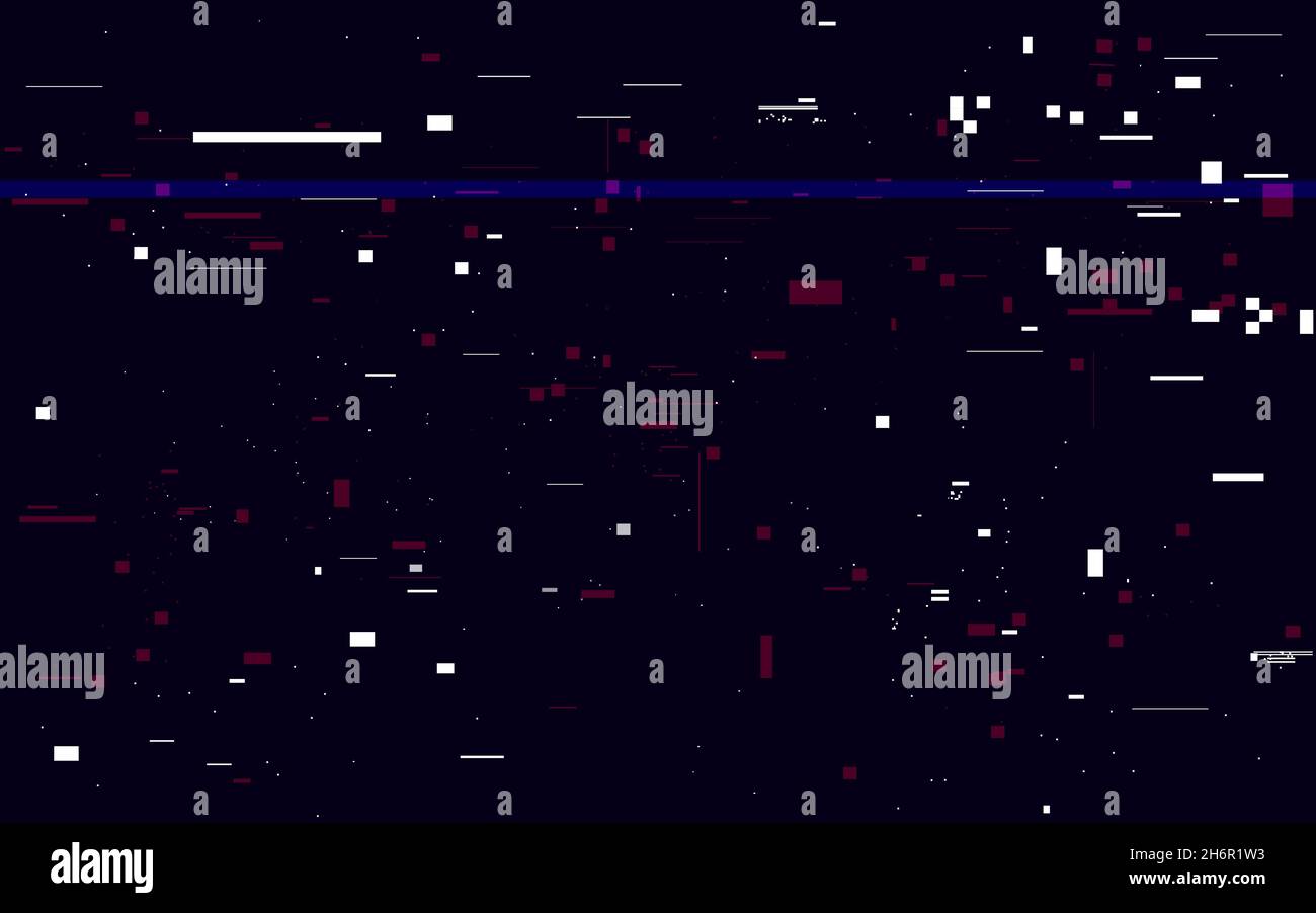 Glitch dark texture. Digital video noise. Distorted overlay effect with ...