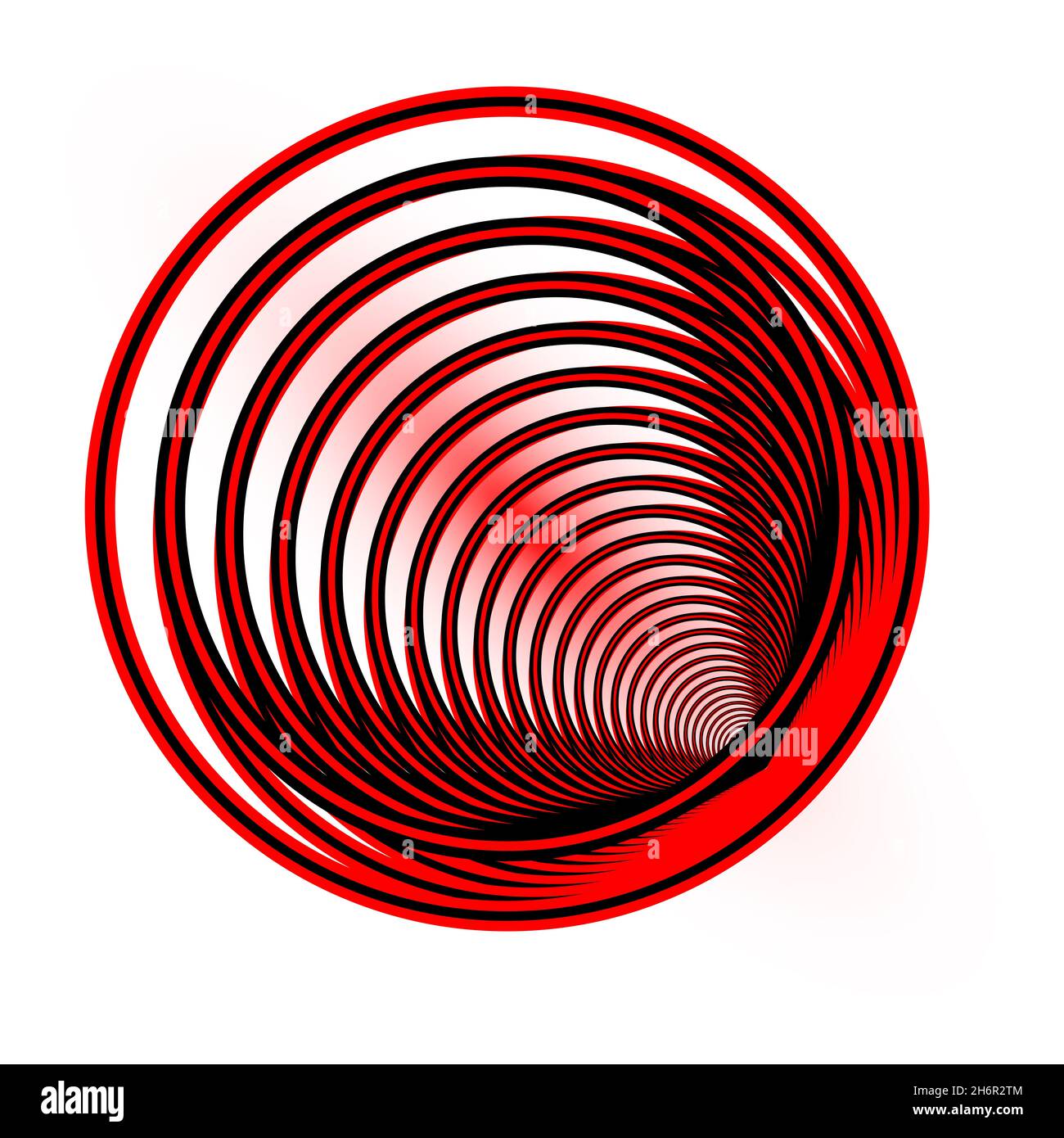 A turning pipe in red and black as a background Stock Photo - Alamy