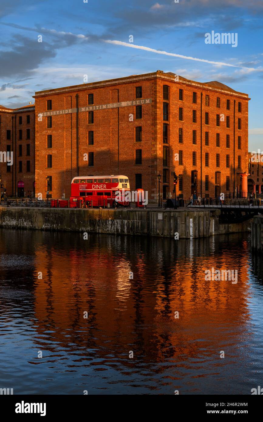 The stunning Royal Albert Docks on Liverpool's historic waterfront ...