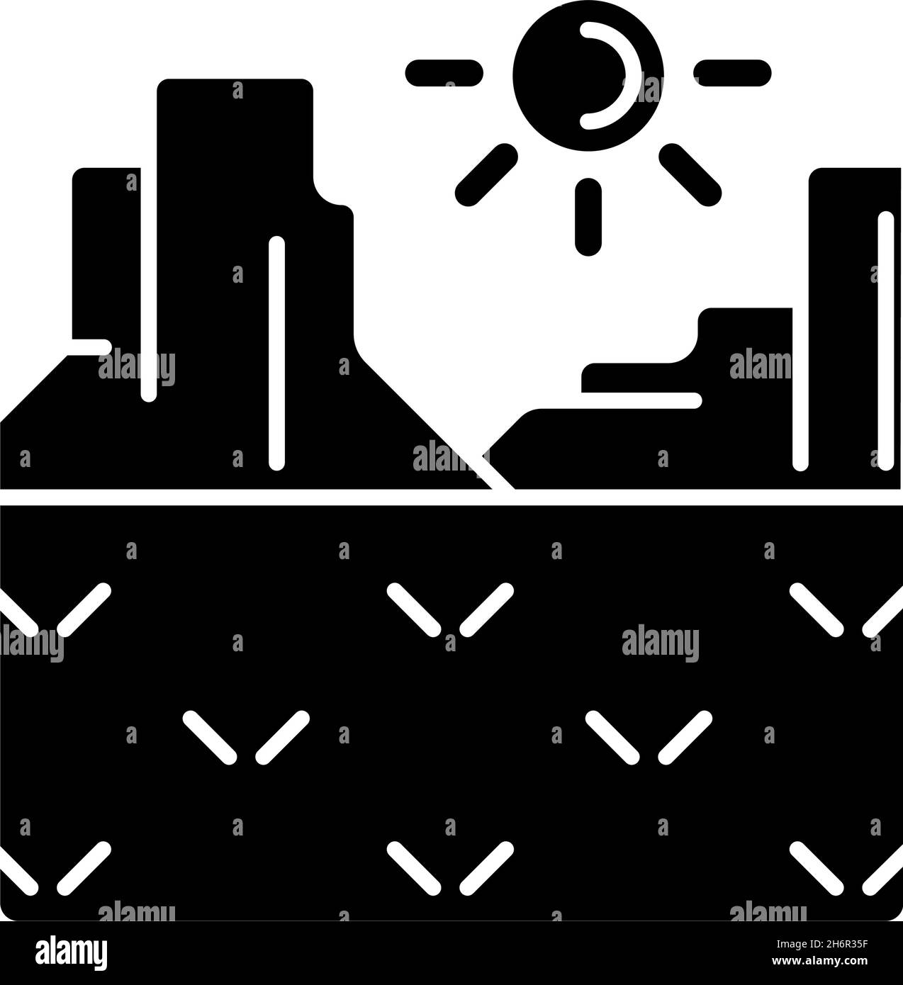 Hill plateau Stock Vector Images - Alamy