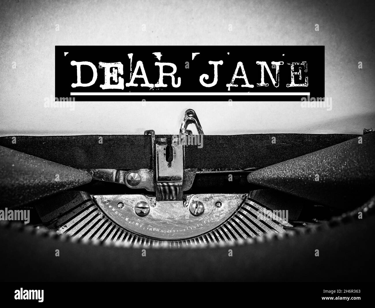 Dear jane letter hi-res stock photography and images - Alamy