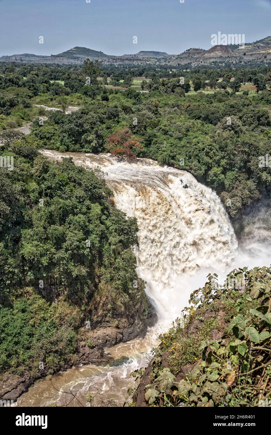 Nile, waterfall, landscape, Ethiopia, Africa Stock Photo - Alamy