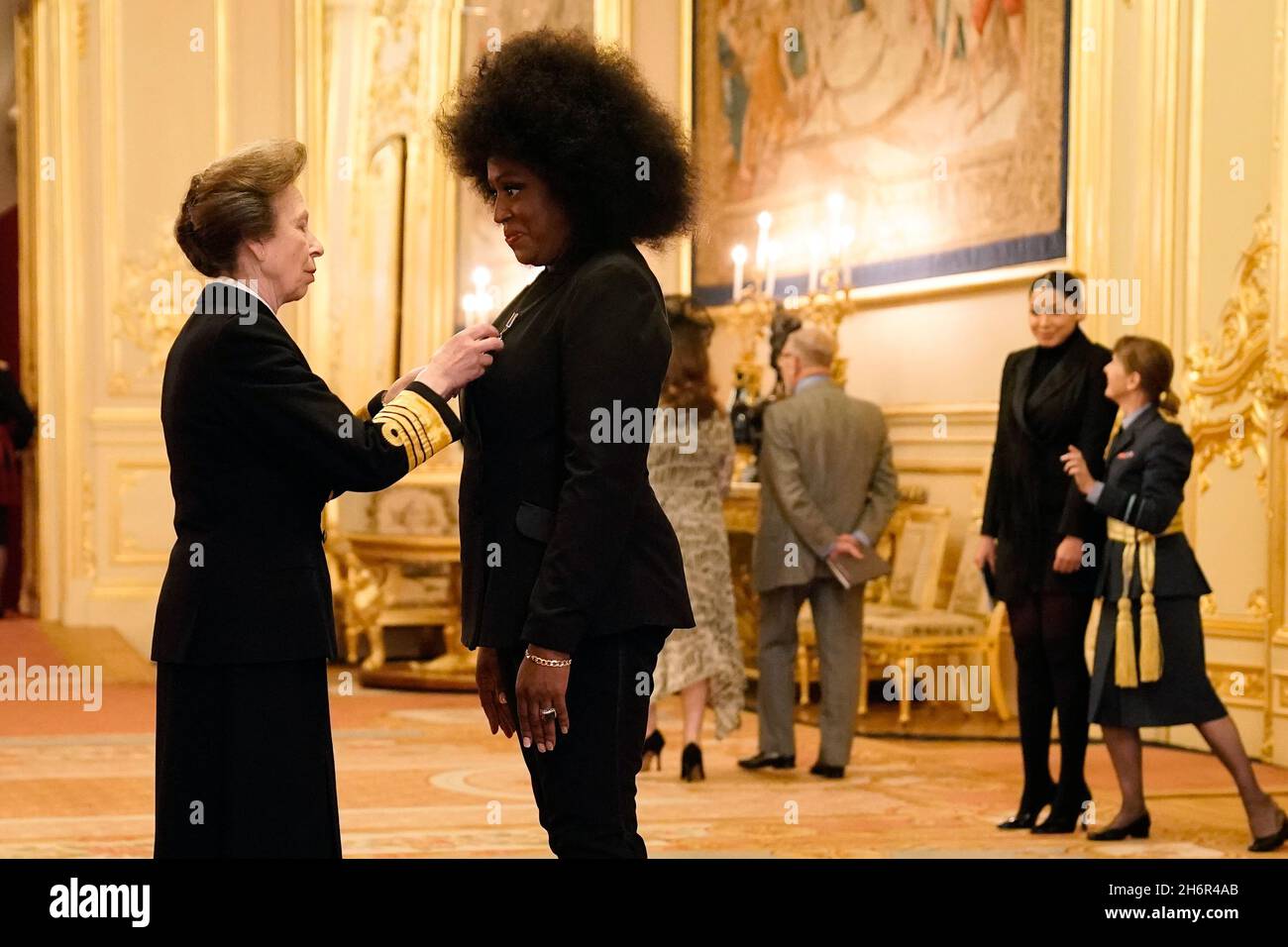 Michelle Wallen (Mica Paris) is made a CBE (Commander of the Order of ...