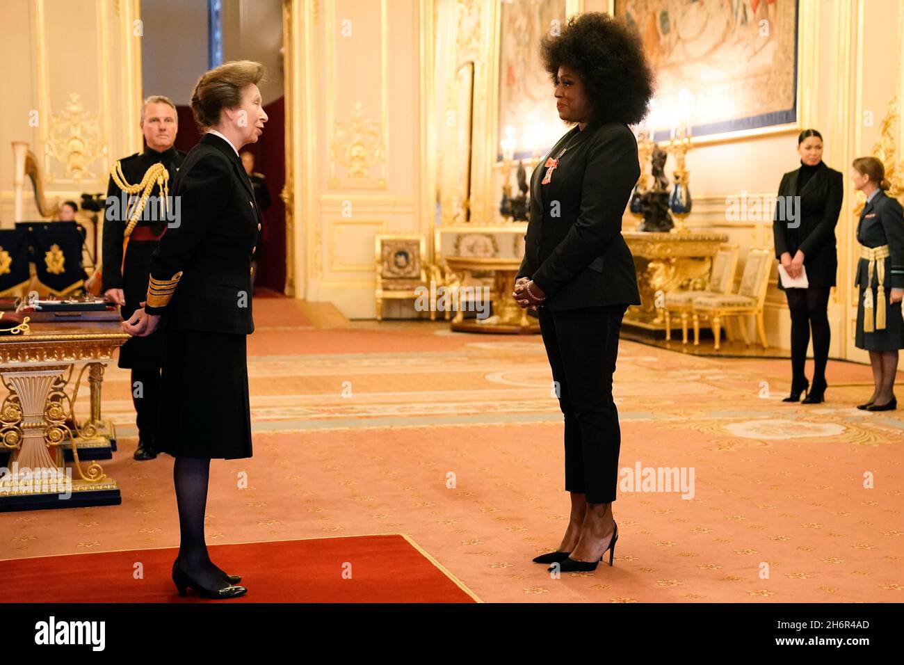 Michelle Wallen (Mica Paris) is made a CBE (Commander of the Order of ...