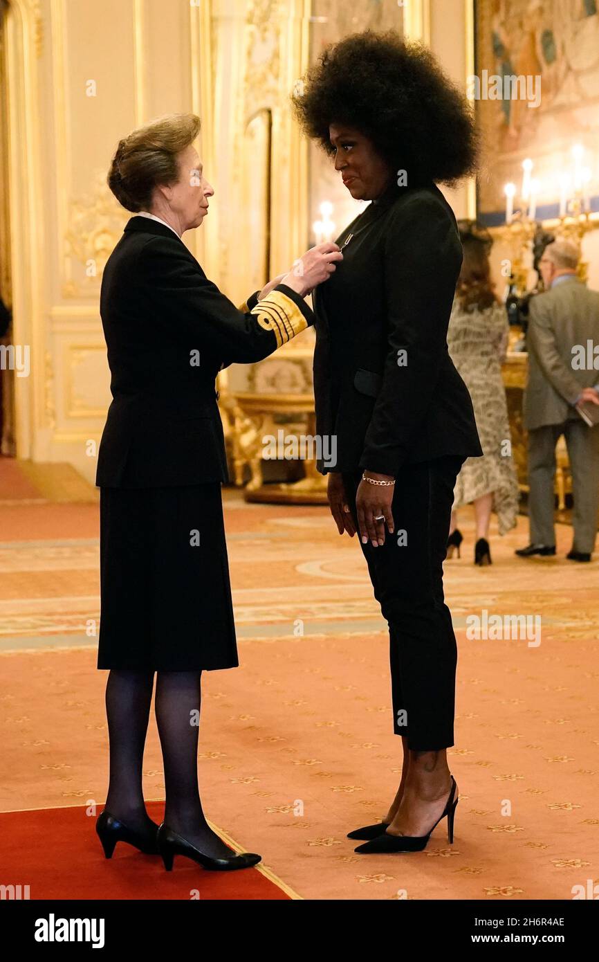 Michelle Wallen (Mica Paris) is made a CBE (Commander of the Order of ...