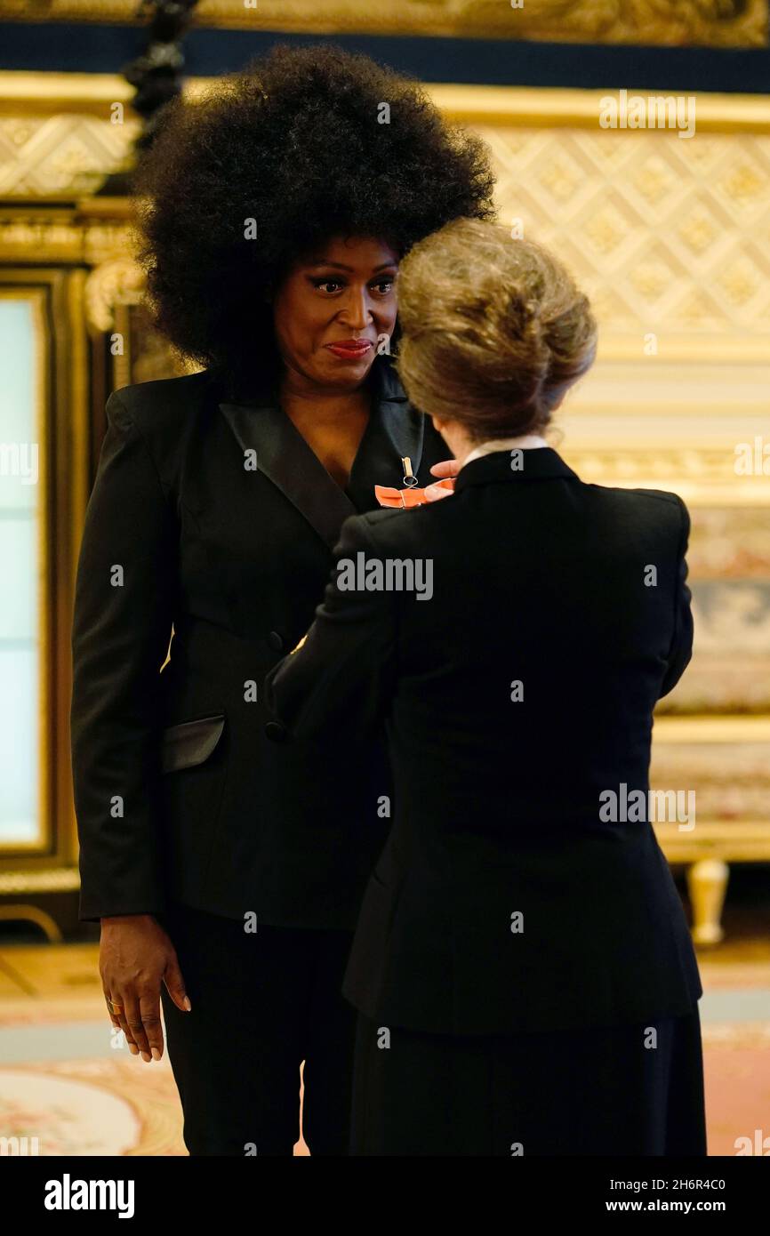 Michelle Wallen (Mica Paris) is made a CBE (Commander of the Order of ...