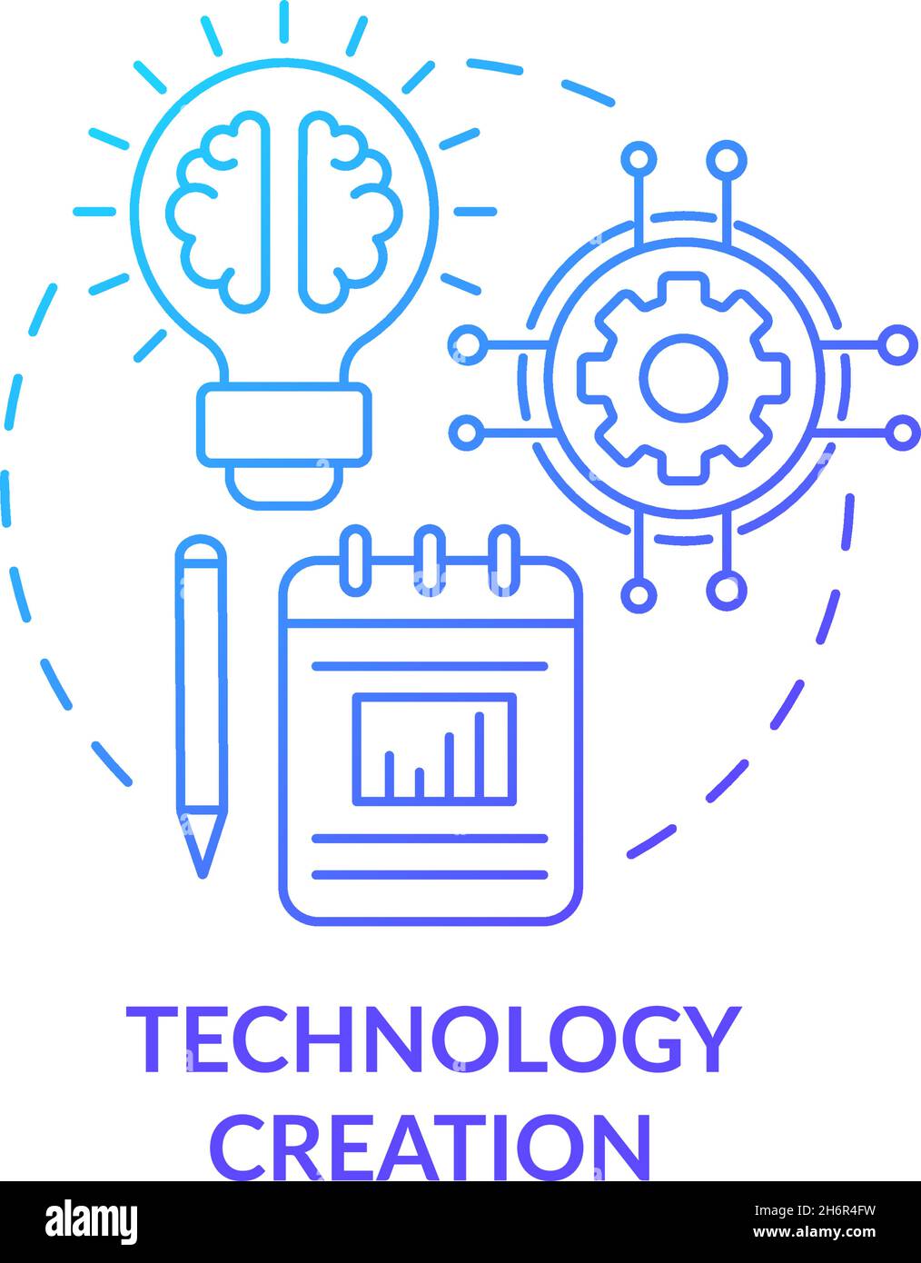 Technology manufacturing concept icon Stock Vector Image & Art - Alamy