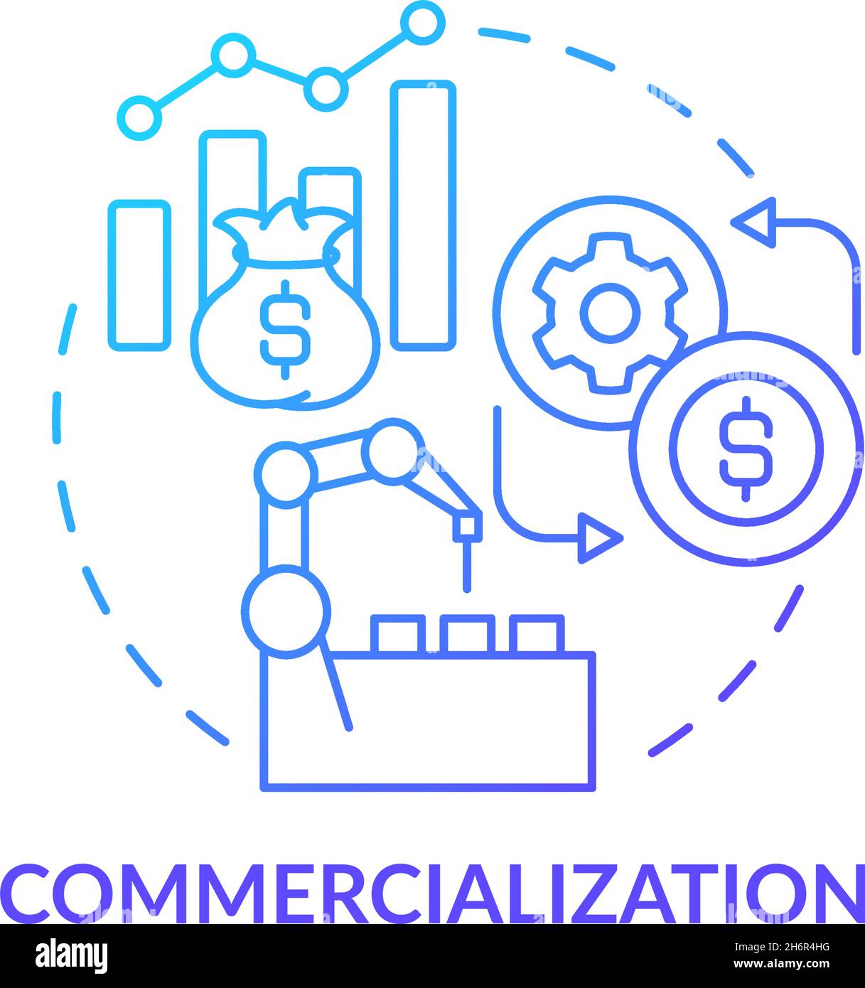 Monetization concept icon Stock Vector Image & Art - Alamy