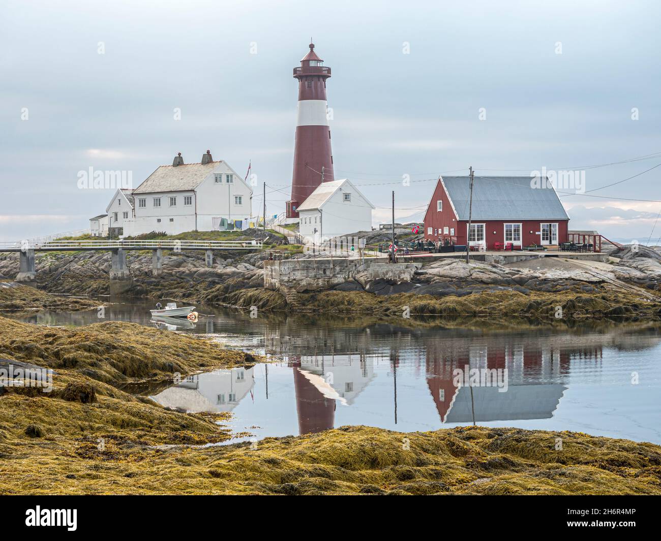 Tranoy lighthouse , located in Hamarøy municipality south of Narvik ...