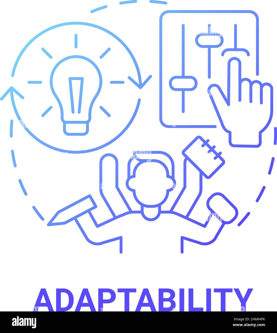 Flexibility and adaptability Stock Vector Images - Alamy