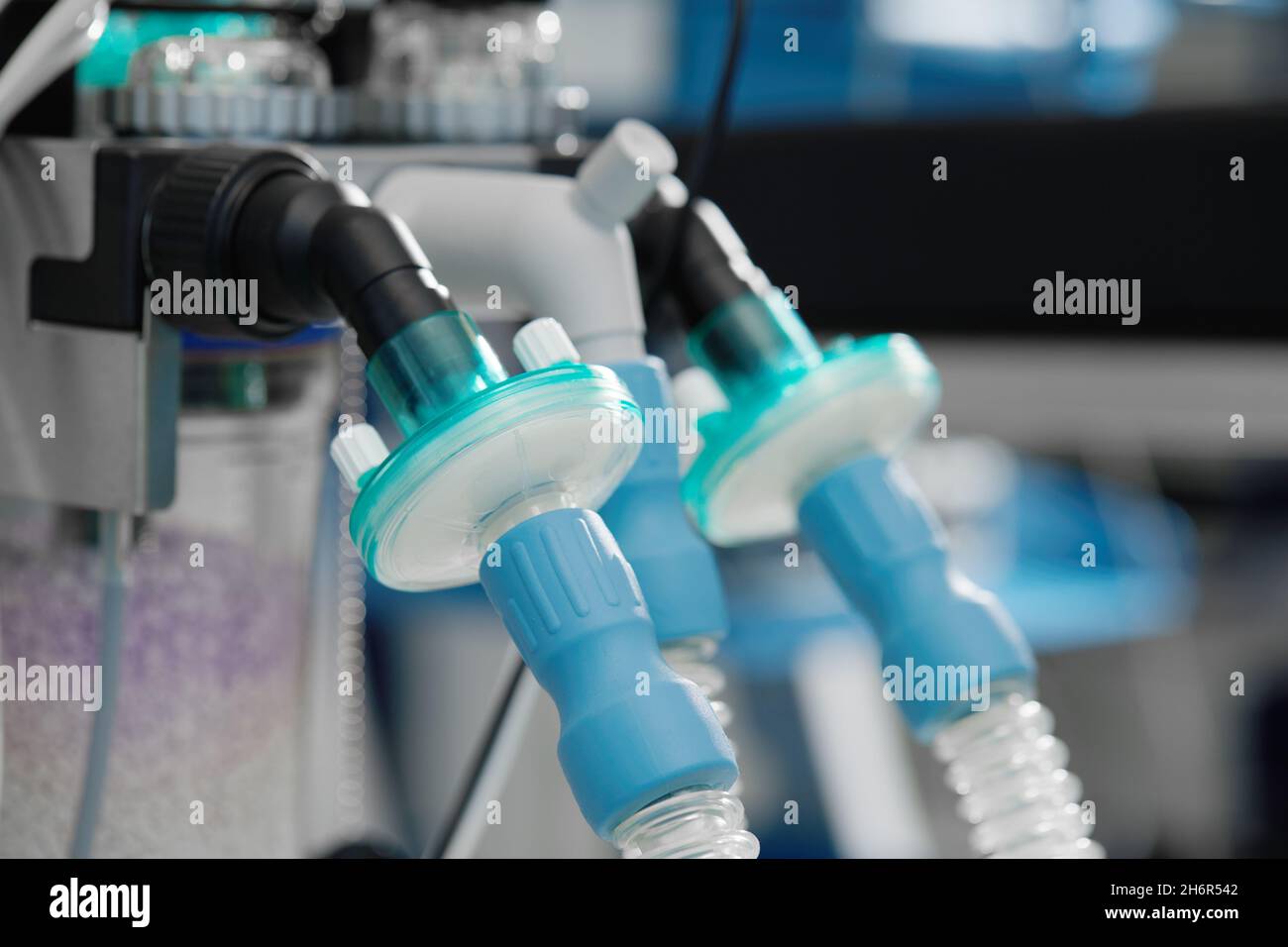 Medical Oxygen Concentrator is ready to use front of the emergency room ...