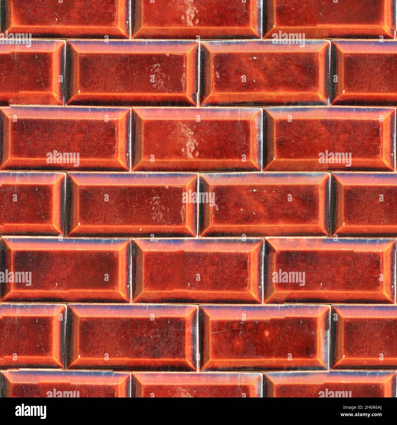 Red Wallpaper Tile Bathroom Wallpaper | Stylish Wipeable And Washable