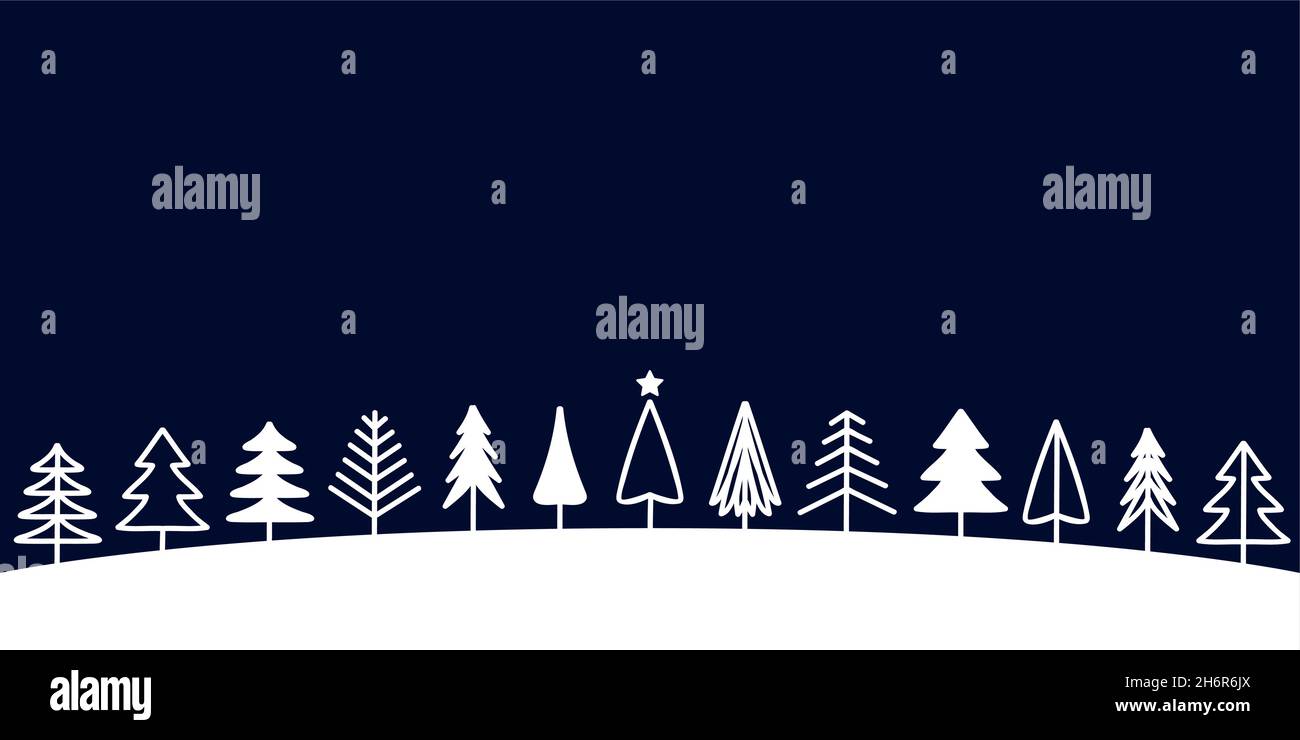 Tree Border Ground Stock Vector Images - Alamy