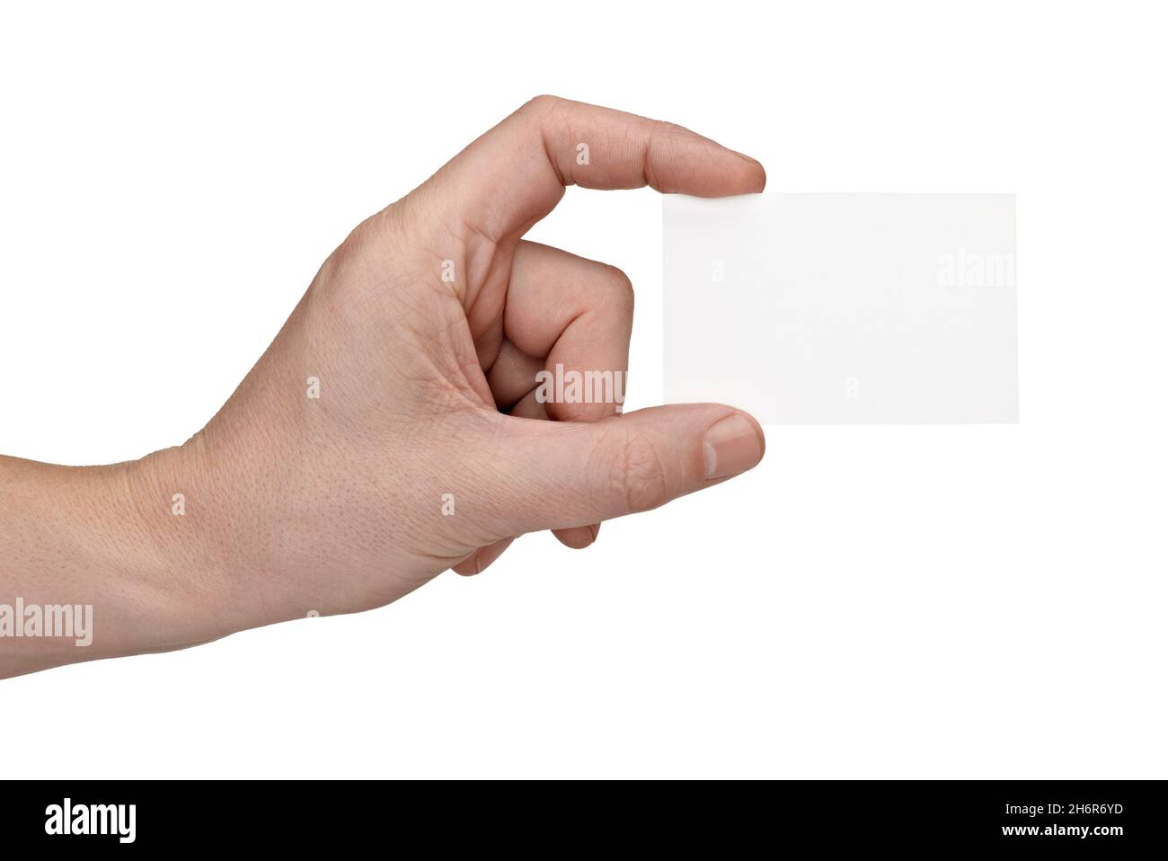 blank sign note label hand holding paper Stock Photo - Alamy