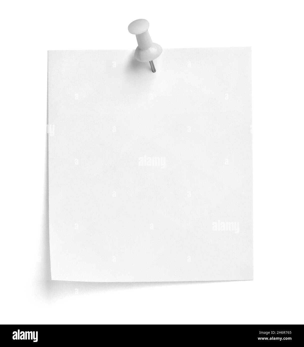 note paper push pin message red white black Stock Photo - Alamy