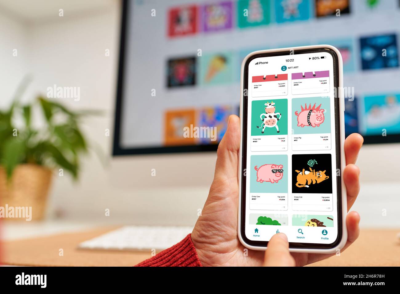 Nft marketplace hi-res stock photography and images - Alamy