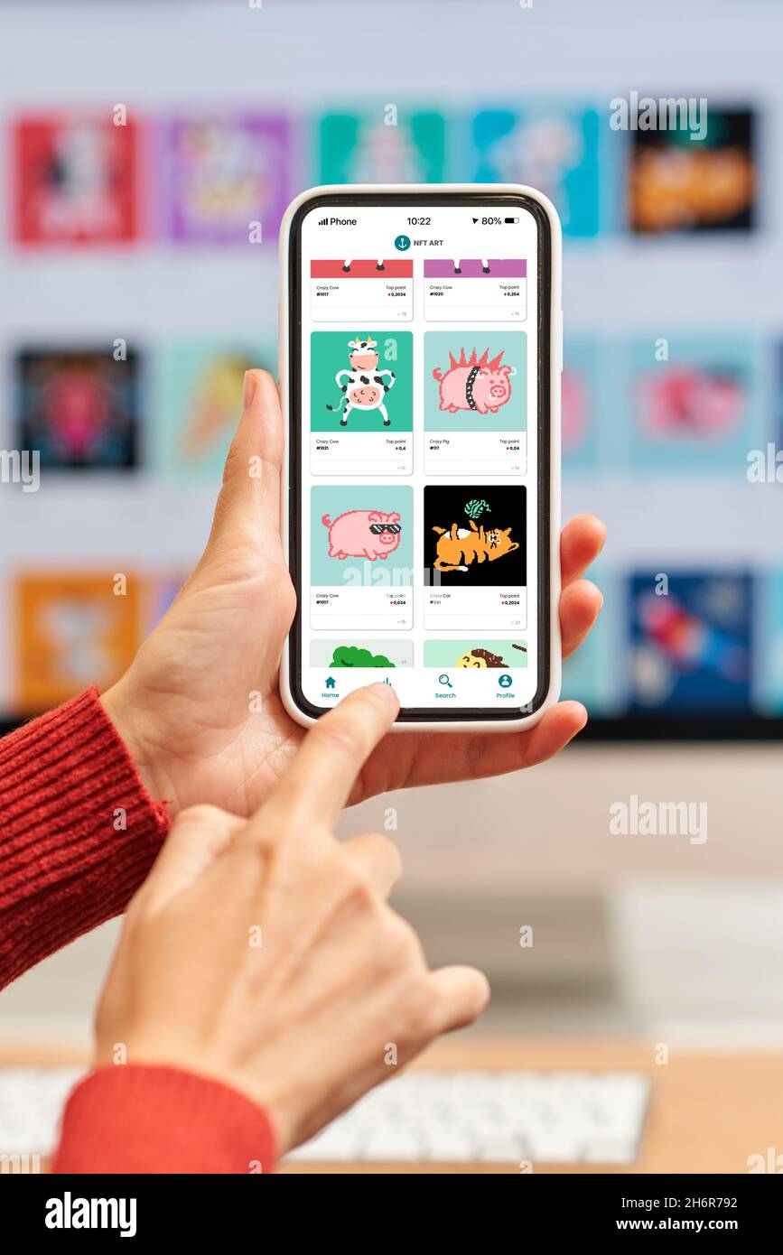 Nft marketplace hi-res stock photography and images - Alamy