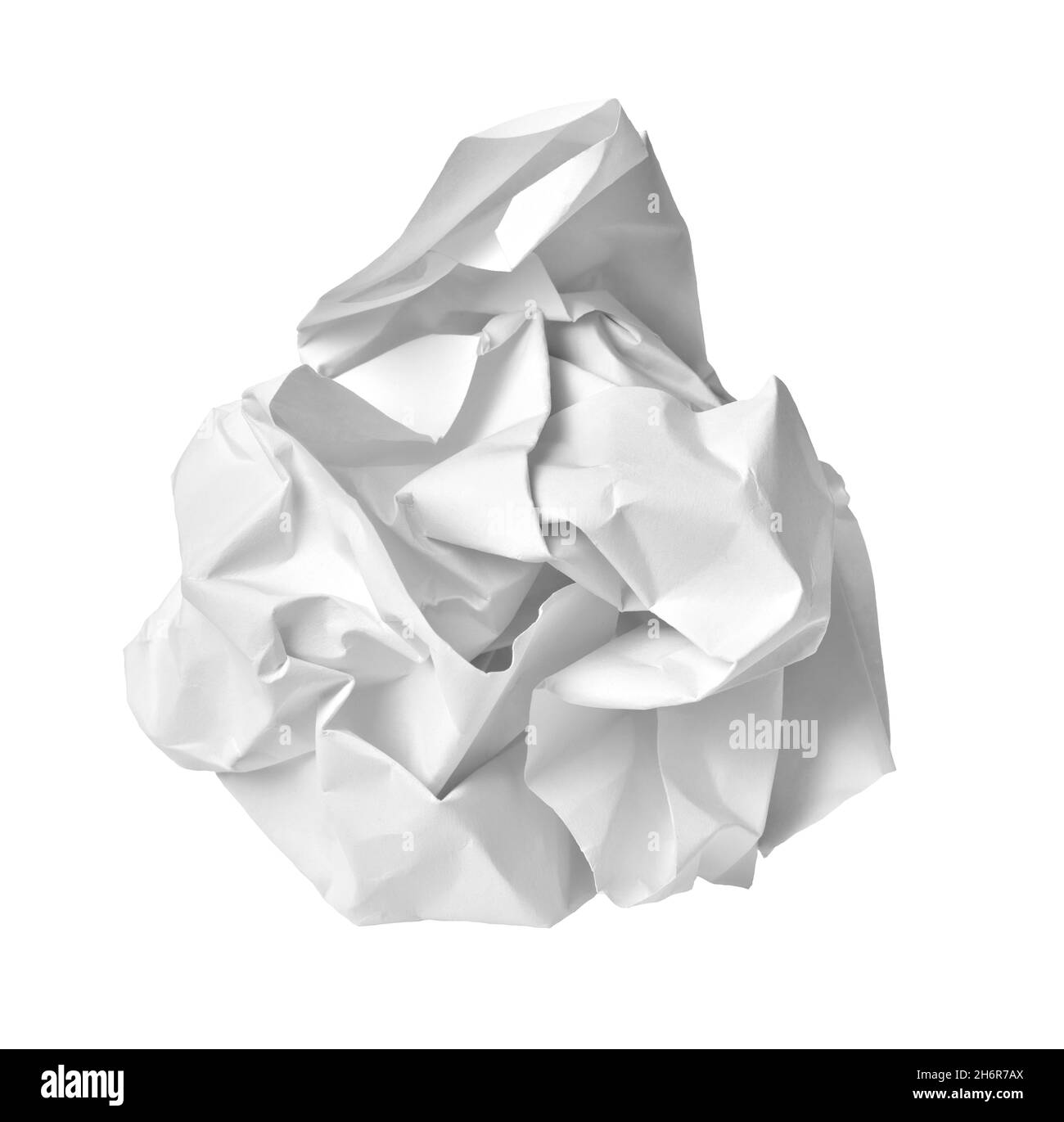 paper ball crumpled garbage trash mistake Stock Photo - Alamy