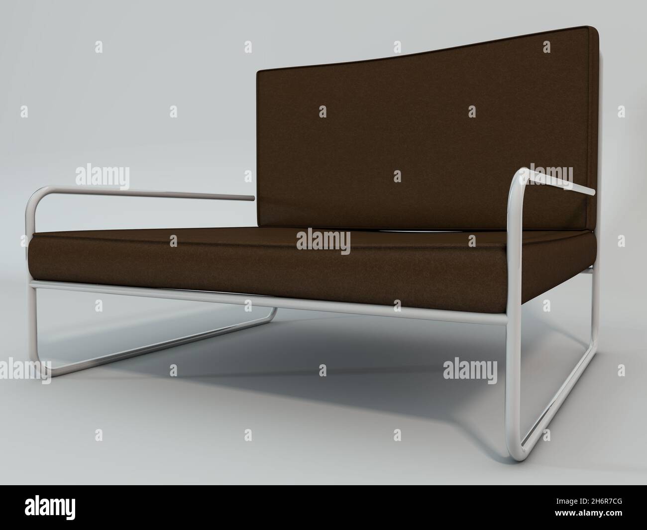 3D rendering illustration of a stylized chair Stock Photo - Alamy