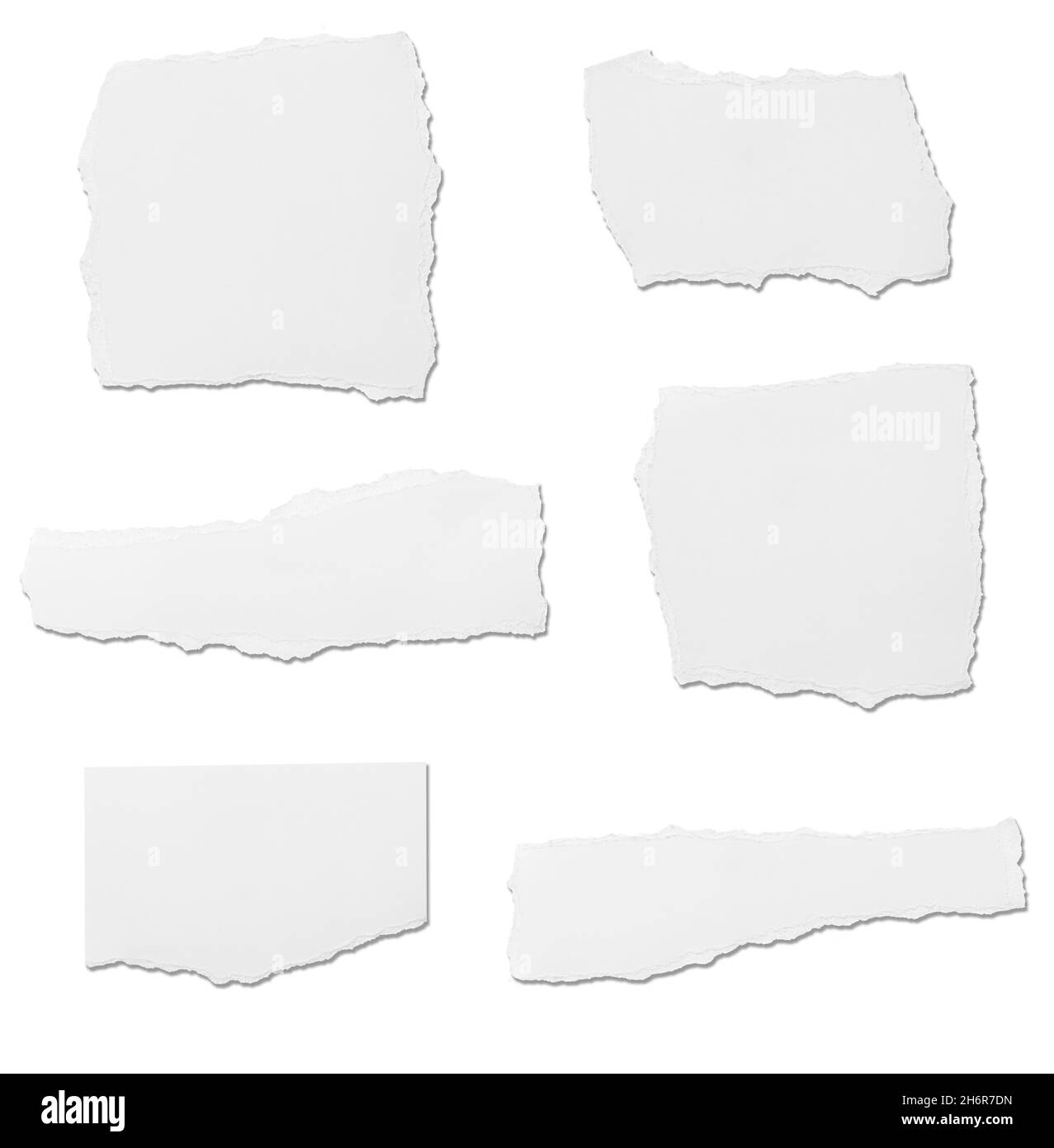 white paper ripped message torn Stock Photo - Alamy