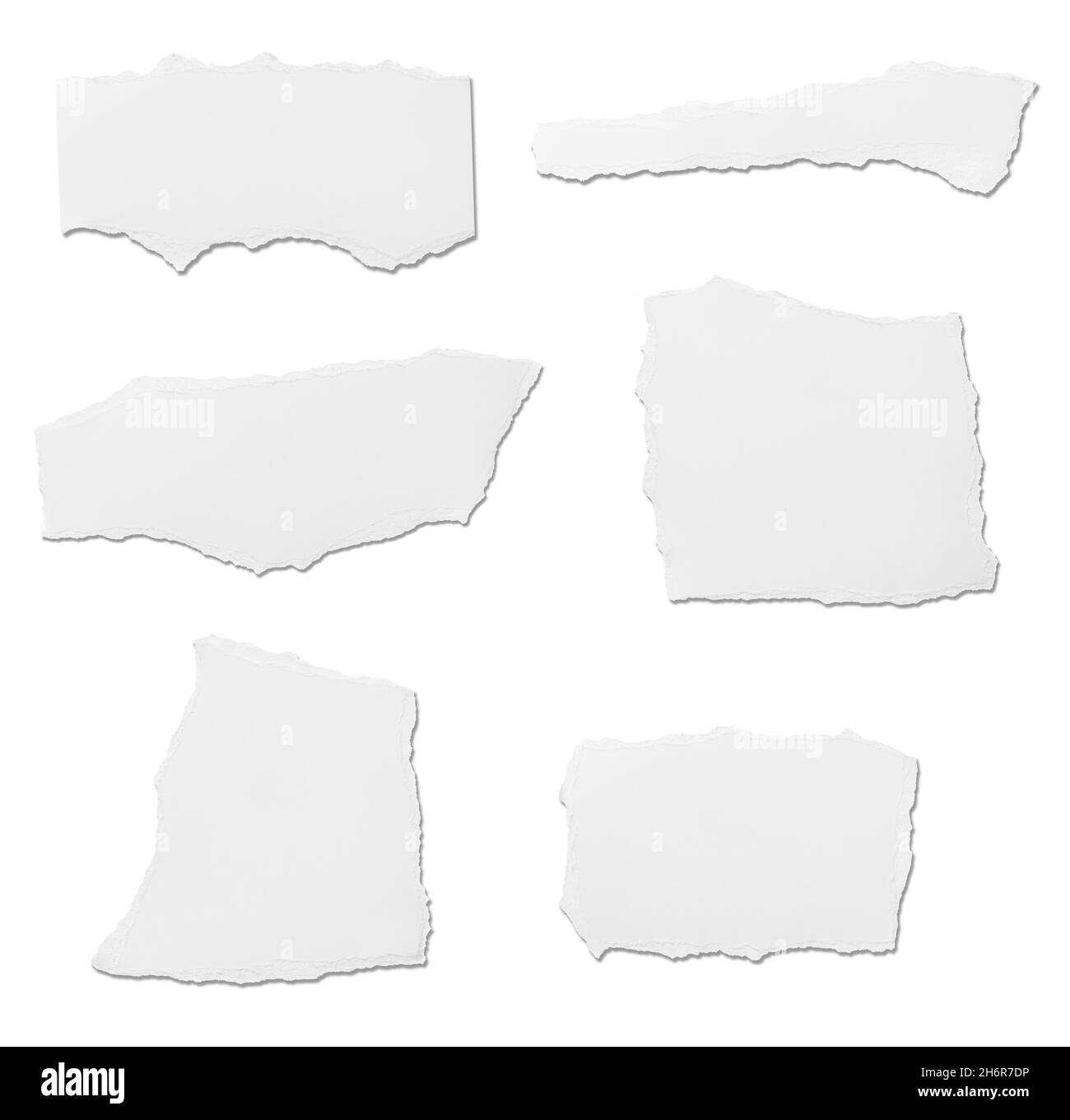 white paper ripped message torn Stock Photo - Alamy