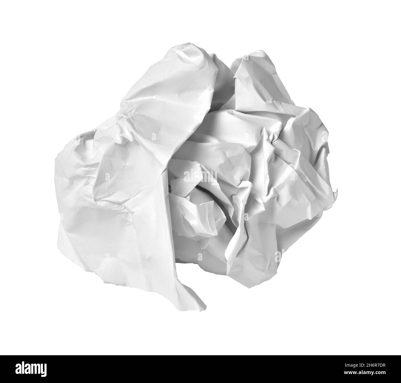 paper ball crumpled garbage trash mistake Stock Photo - Alamy