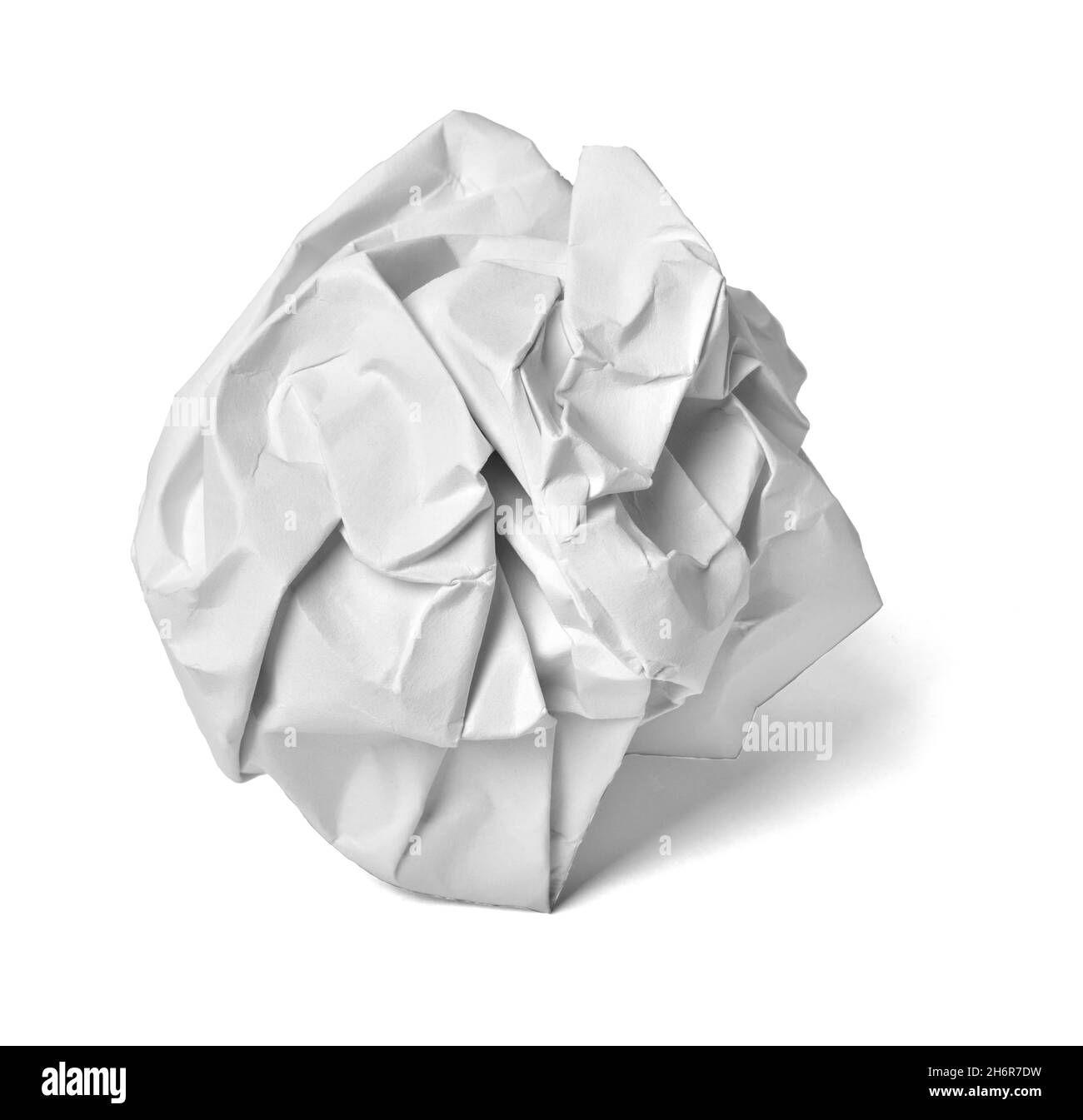 paper ball crumpled garbage trash mistake Stock Photo - Alamy